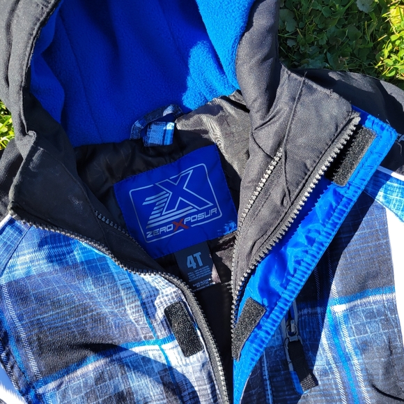 ZeroXposur | Jackets & Coats | Zero Xposur Blue White Winter Coat ...